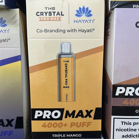 Crystal Pro Max 4000 Puffs Vape vs Hayati Pro Max 4000 Puffs Vape: A ...