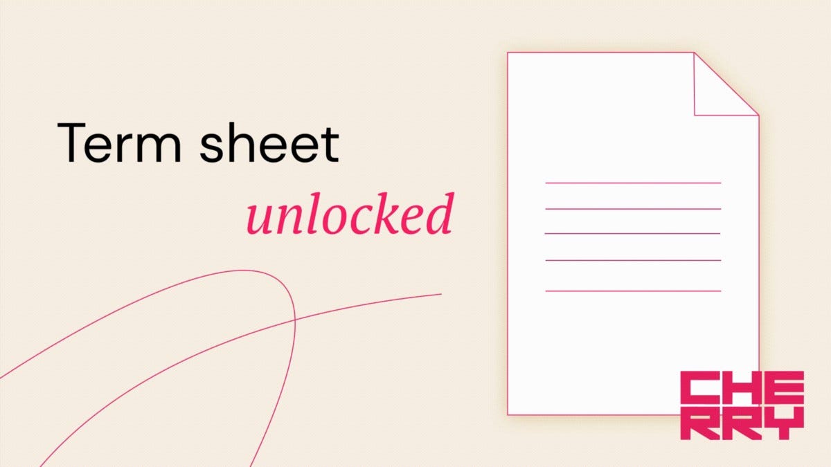 Term sheet unlocked. As early-stage investors, we are… | by Moritz Nathusius | Medium