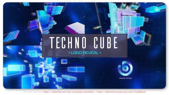 Techno Cube Logo Reveal | by Zenzest | Medium