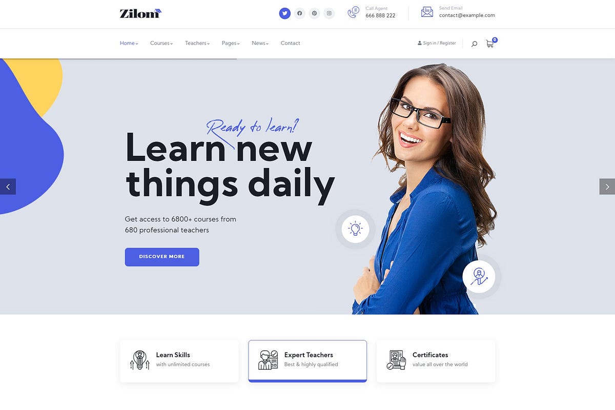 Zilom — Online Education Learning WordPress Theme | by Pixelpariah | Aug, 2024 | Medium
