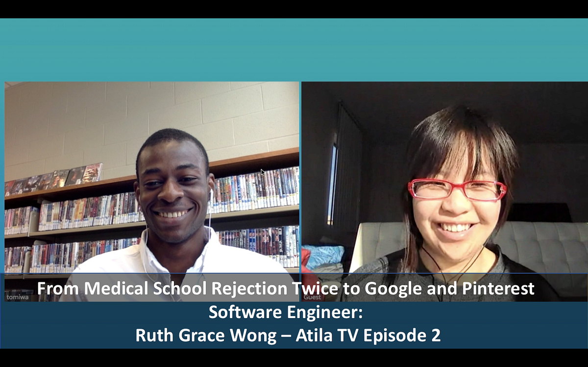 From Medical School Rejection Twice to Google and Pinterest Software Engineer: Ruth Grace Wong ...