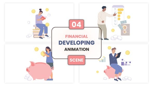 Financial Developing Animation Scene - Pixelphoenix - Medium