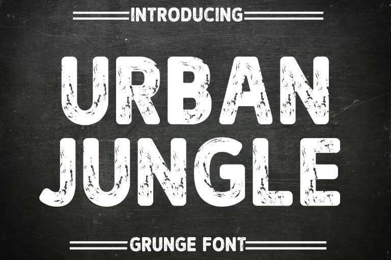Urban Jungle Font | by kaisunnan8 | Sep, 2024 | Medium