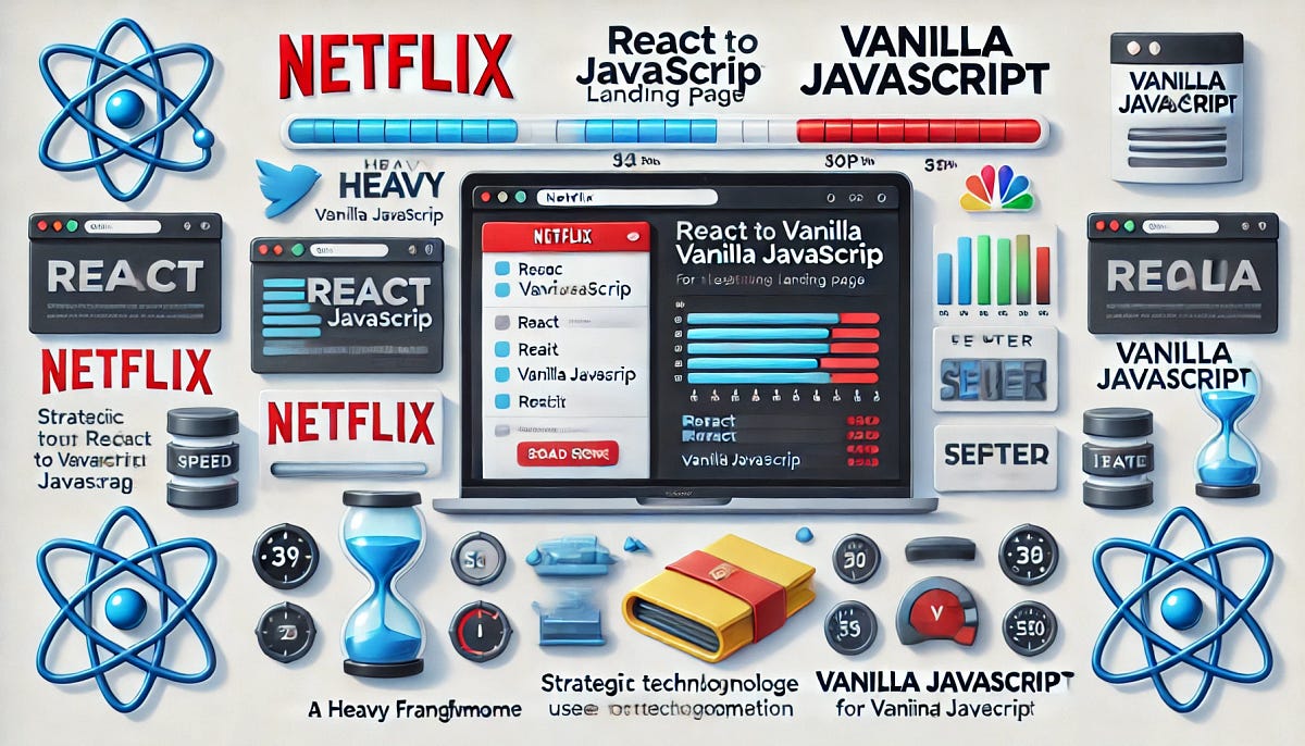 Why Netflix Shifted from React to Vanilla JavaScript | by Boqiang Liang | Medium