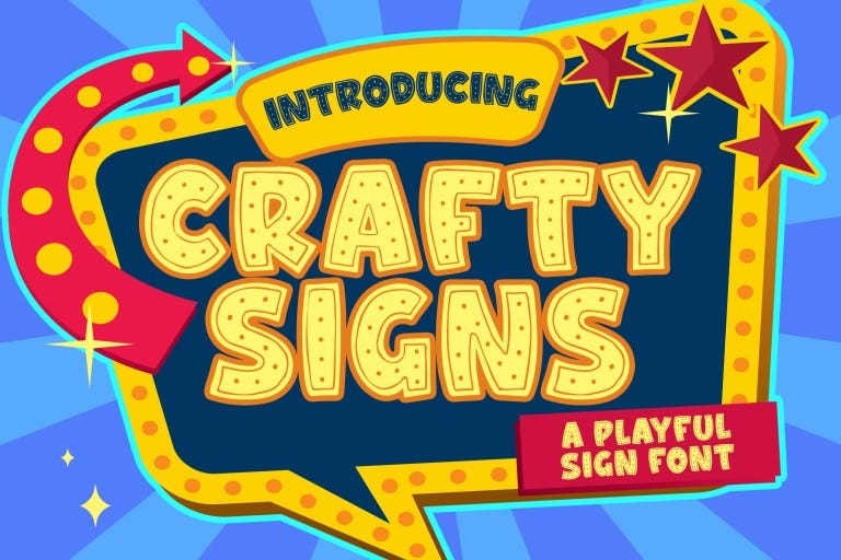 Crafty Signs Font Free Download - audrey97 - Medium