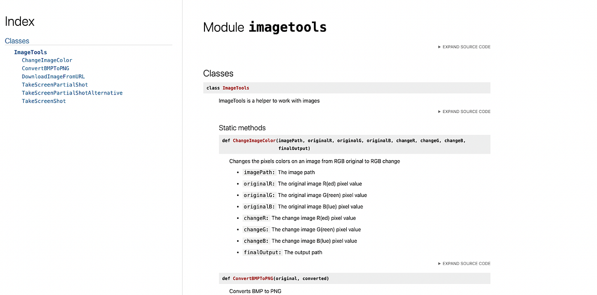 How To Document Python Code In Order To Create Html Documentation 1797