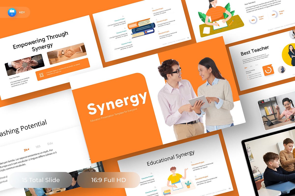 Synergy — Education Keynote Template | by Jadeember | Oct, 2024 | Medium