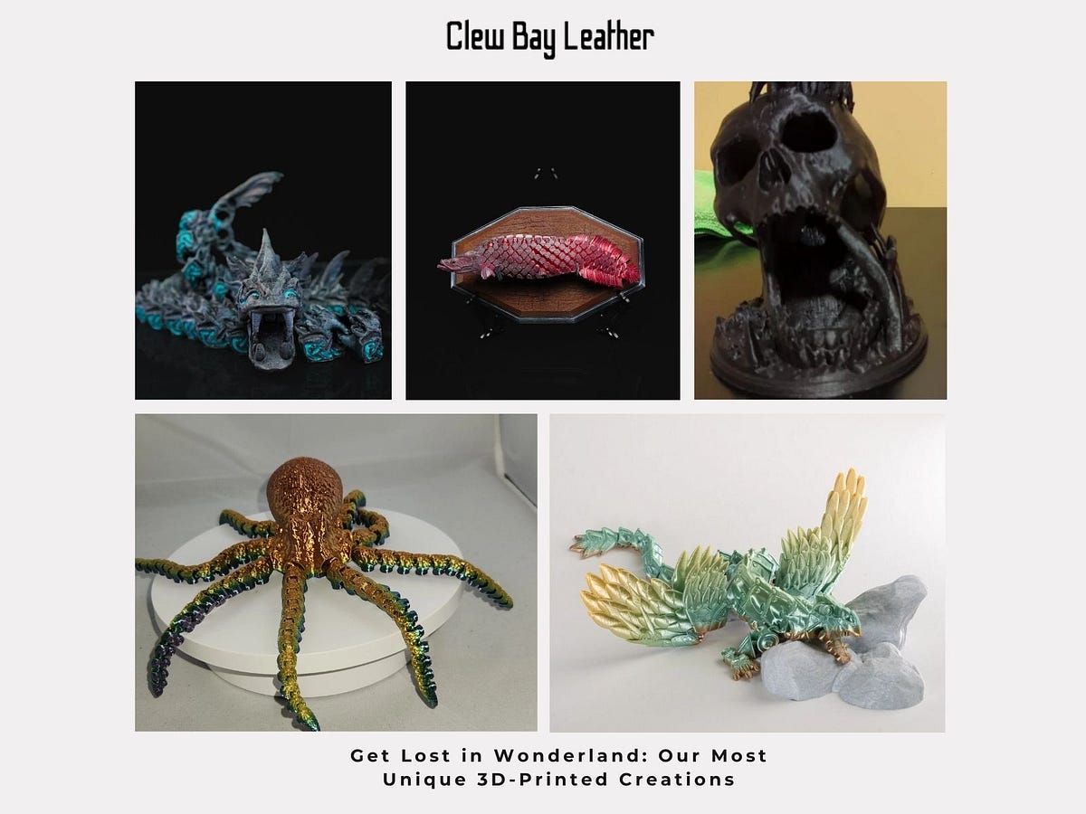 Get Lost in Wonderland: Our Most Unique 3D-Printed Creations | by ...