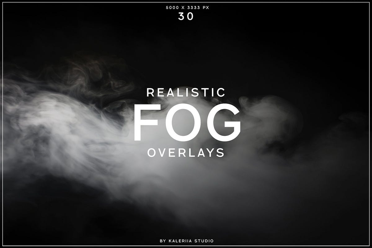 30 Fog Overlays - Cybhac - Medium