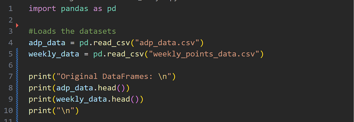 Exploratory Analysis of NFL Fantasy Football Data: Unveiling Trends and ...