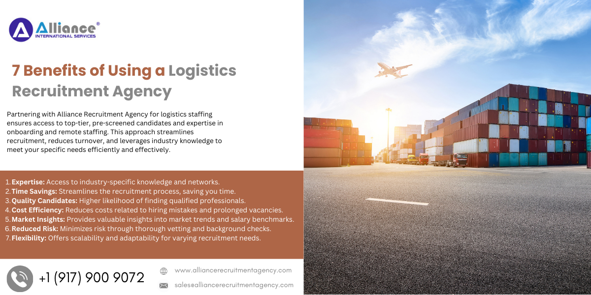 7 Benefits of Using a Logistics Recruitment Agency | by Alliance ...