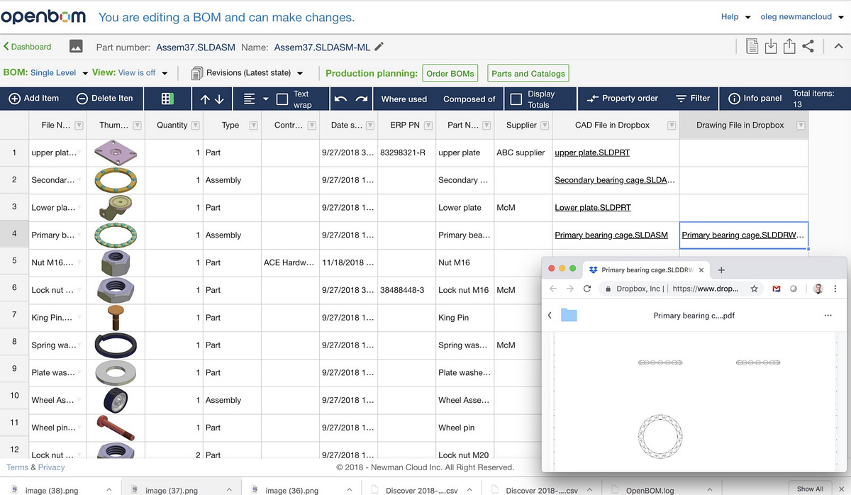 How OpenBOM makes SOLIDWORKS bill of materials (BOM) visual and why it ...