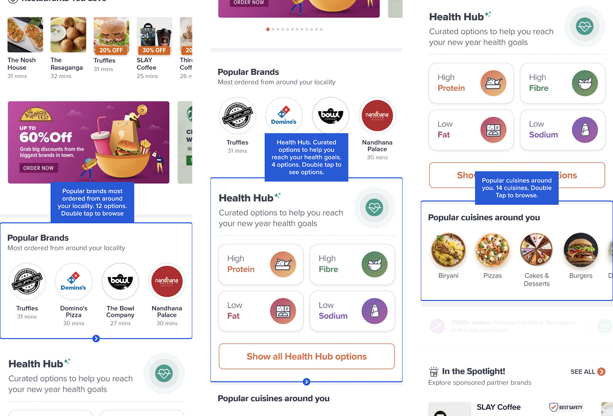 Designing the Swiggy app to be truly ‘accessible’ | Episode-1 | by ...