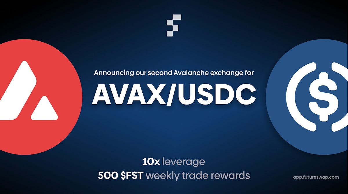 AVAX/USDC Leverage Trading Live Now on Futureswap | by Futureswap ...