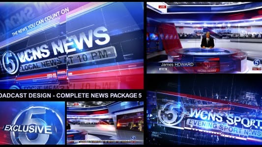 Broadcast Design — Complete News Package 5 | by Zenzest | Jun, 2024 ...