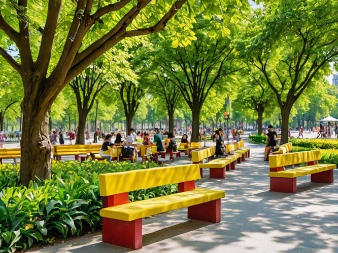 Velvet Yellow Benches | by Ximena Potter | Jun, 2024 | Medium