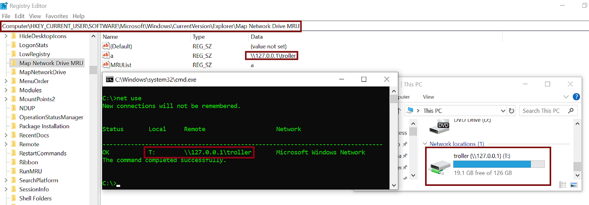 The Windows Forensic Journey — “Map Network Drive MRU” (Recently Mapped Network Drives) | by ...