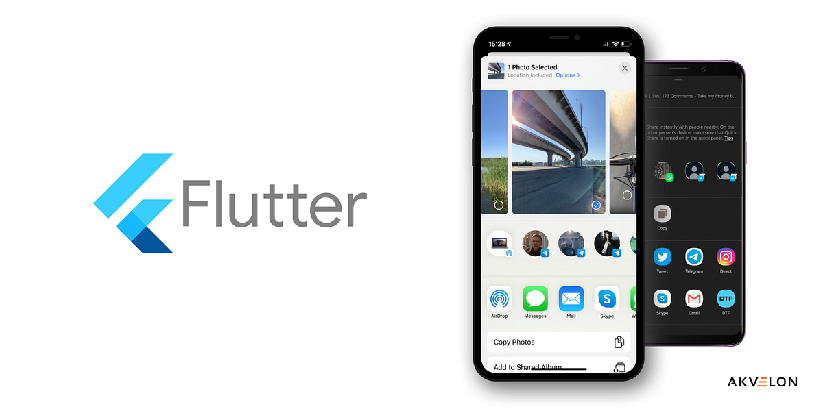 Flutter Share Plugin Development. https://github.com/akvelon/flutter-share… | by Nail Shakirov ...
