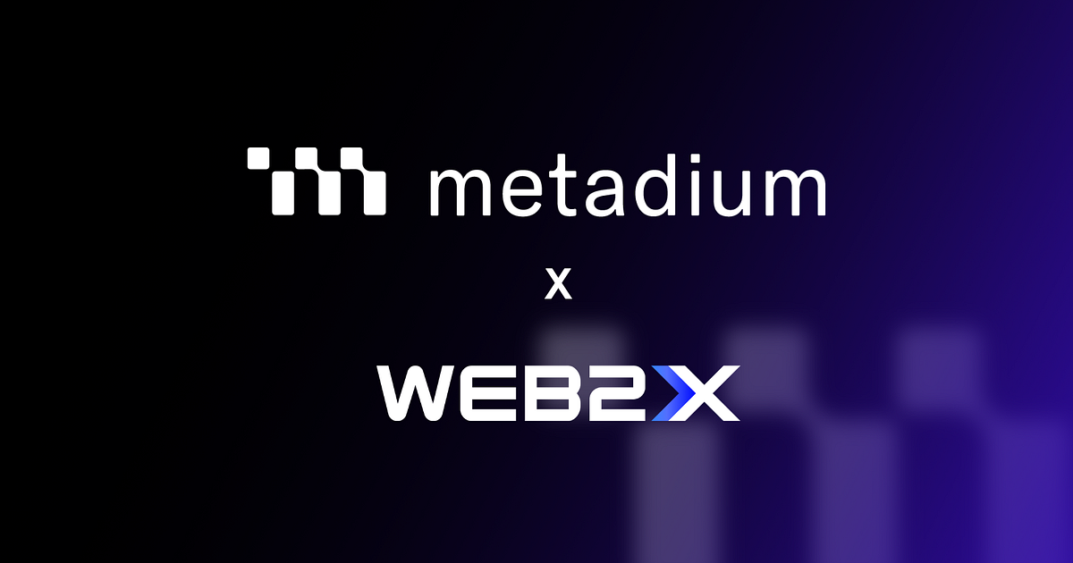 Partnership with WEB2X — Web3 Development Services | by Metadium | Metadium | Sep, 2024 | Medium