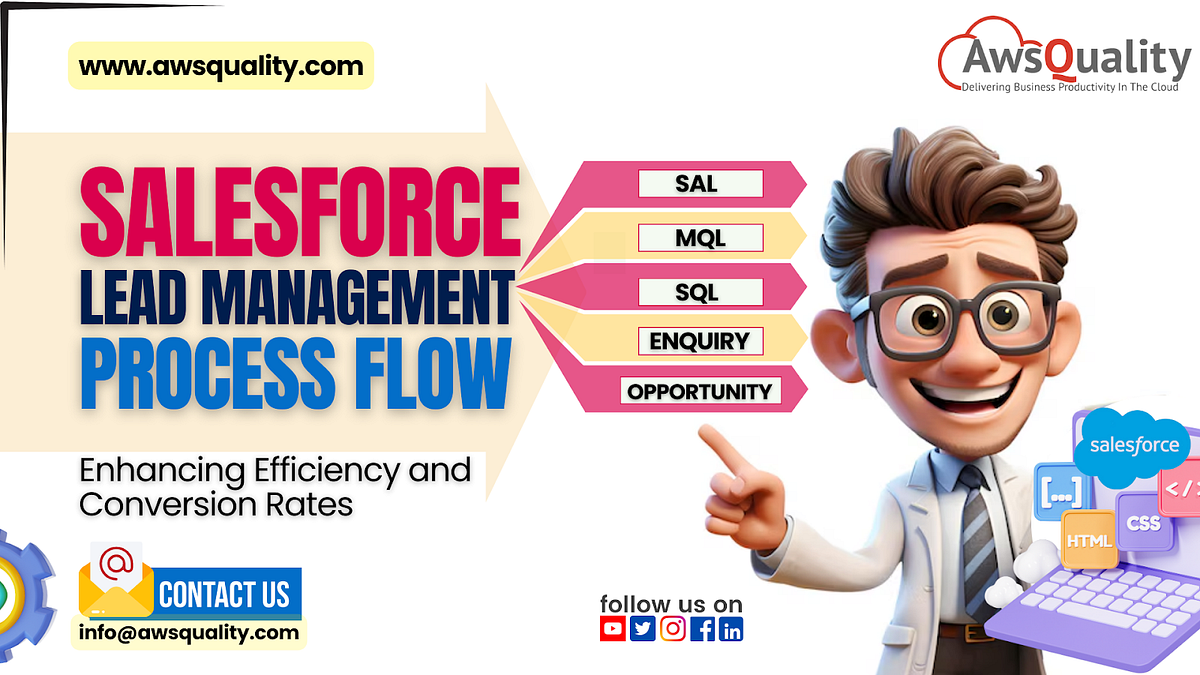 Streamlining Sales Success Salesforce Lead Management Process Flow
