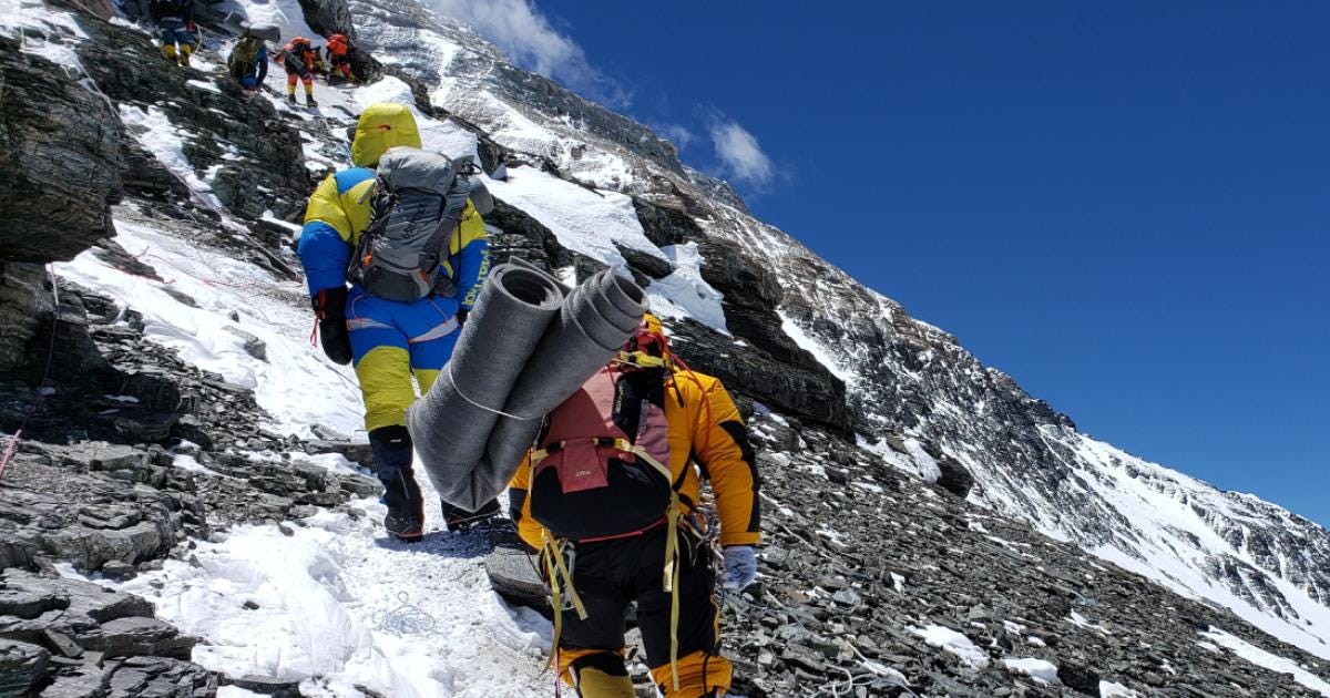 The amazing journey of a lone mountaineer scaling the highest peaks in ...