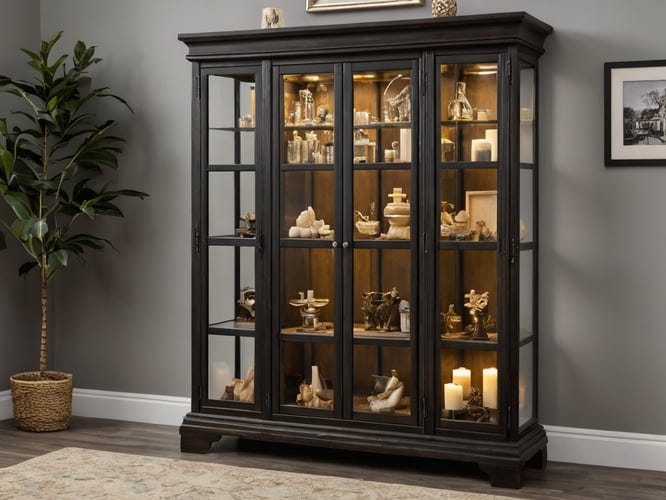 Williston Forge Whittlesey Lighted Curio Cabinets | by Johnny Miller ...