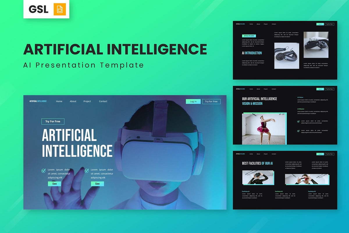Artificial Intelligence — AI Google Slide Template | by Fractalfable ...