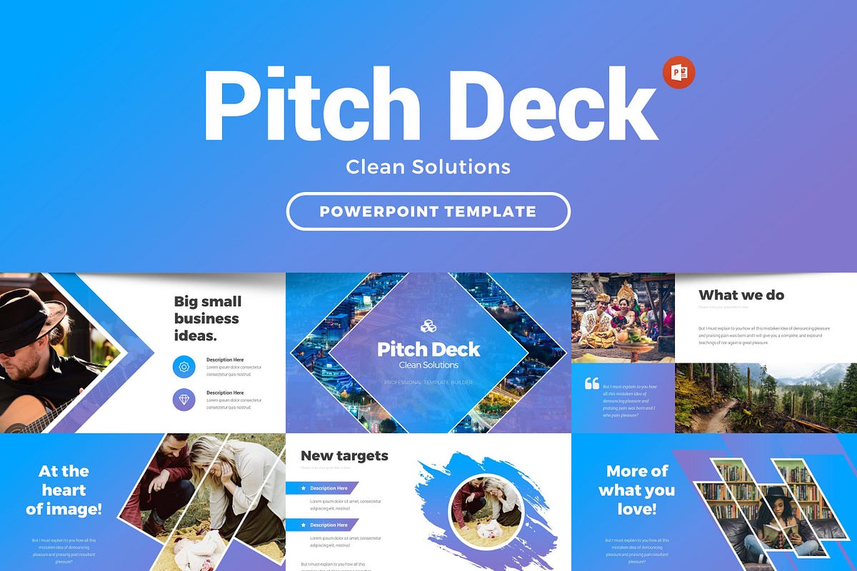 Pitch Deck Clean Infographics Solutions | by Vgwq | Sep, 2024 | Medium