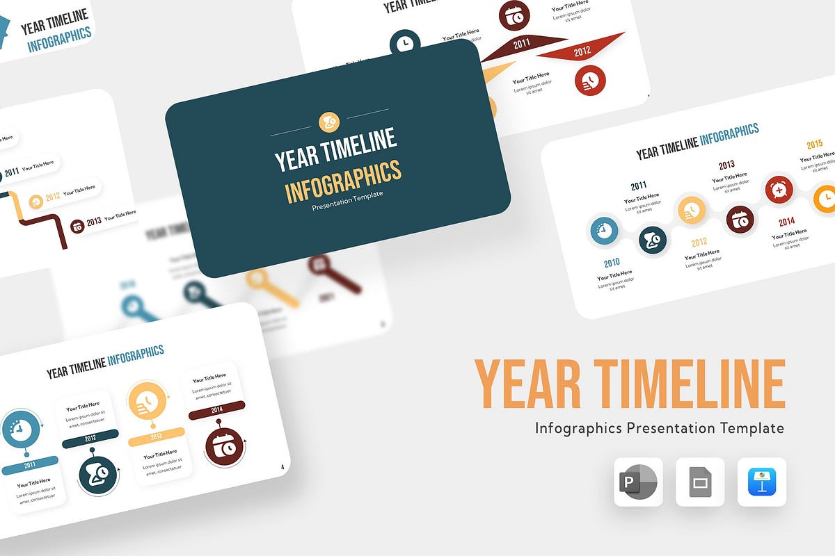 Years Timeline Infographics Presentation - Pixelpenance - Medium
