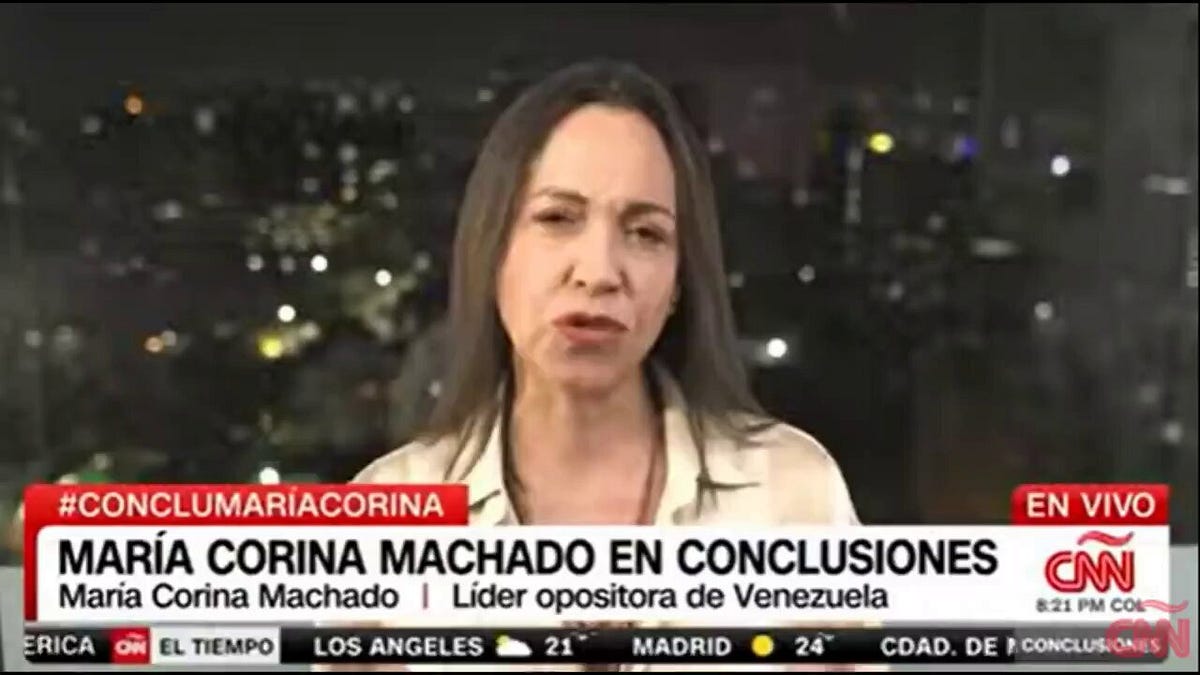 María Corina Machado Explores Negotiations with Chavismo: A Path Toward Transition? | by ÚLTIMA ...