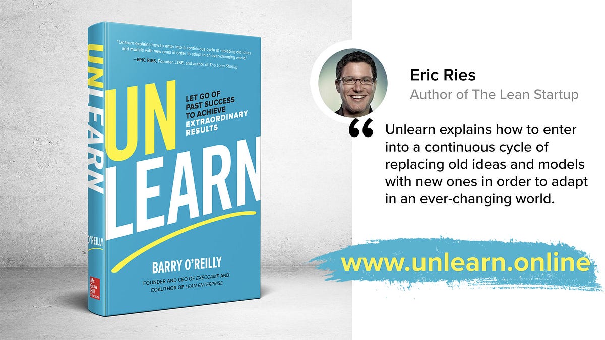 Unlearn US and UK Book Tour throughout November 2018 | by Barry O ...