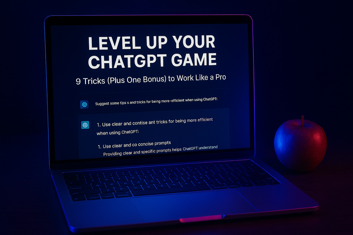 Level Up Your ChatGPT Game: 9 Tricks (Plus One Apple Bonus) to Work ...