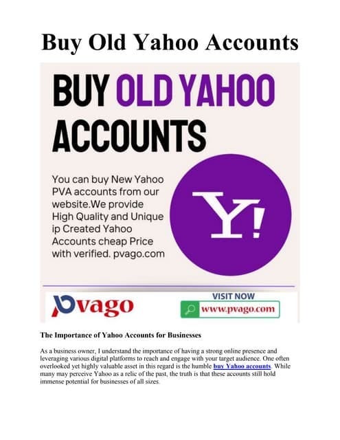 Cheapest Way to Get Yahoo Accounts? | by Snahid | Jul, 2024 | Medium