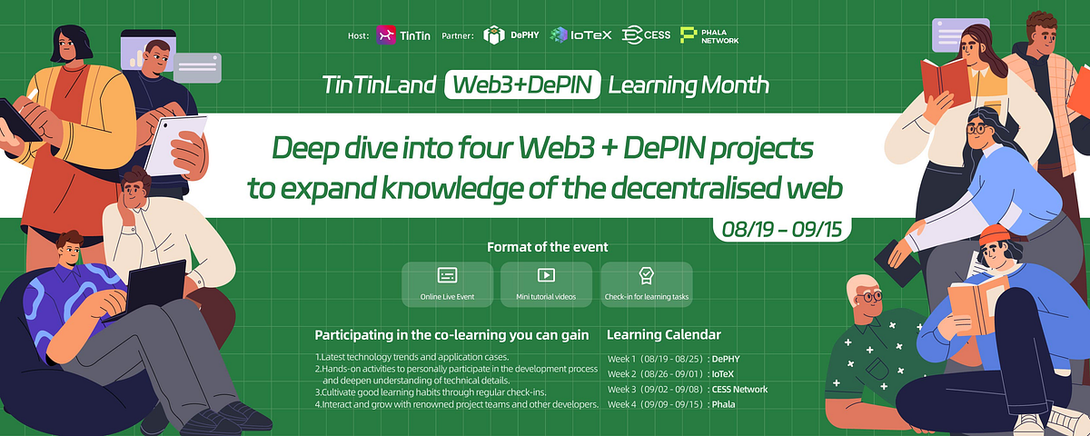 TinTinLand Web3 + DePIN Learning Month — Exploring the New Frontier of the DePIN Track with You ...