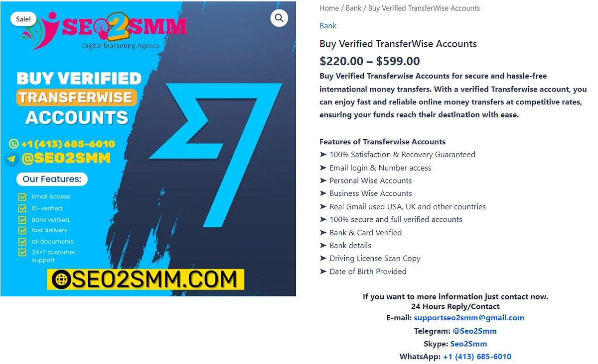 Verified Wise accounts for sale. Verified Wise Accounts for Sale: Your… | by Buy Verified Wise ...