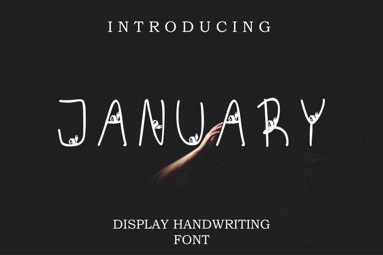 January Font - Linsanlinsn89 - Medium