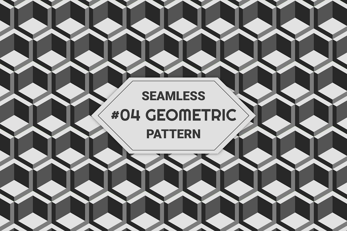 Industrial Geometric Seamless Pattern - Zenithzen - Medium