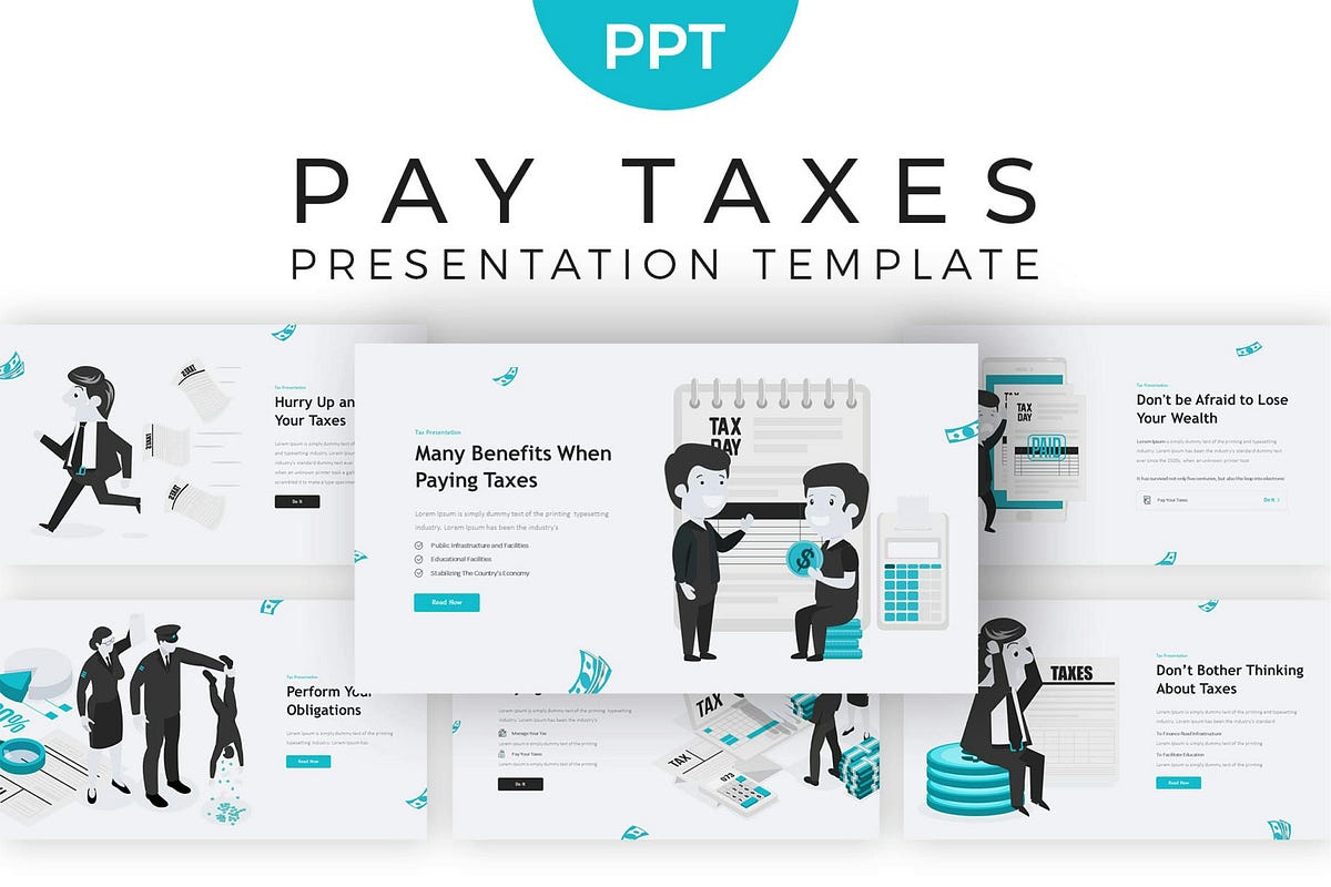 Illustrative Tax PowerPoint Template | by Colormaster | Medium