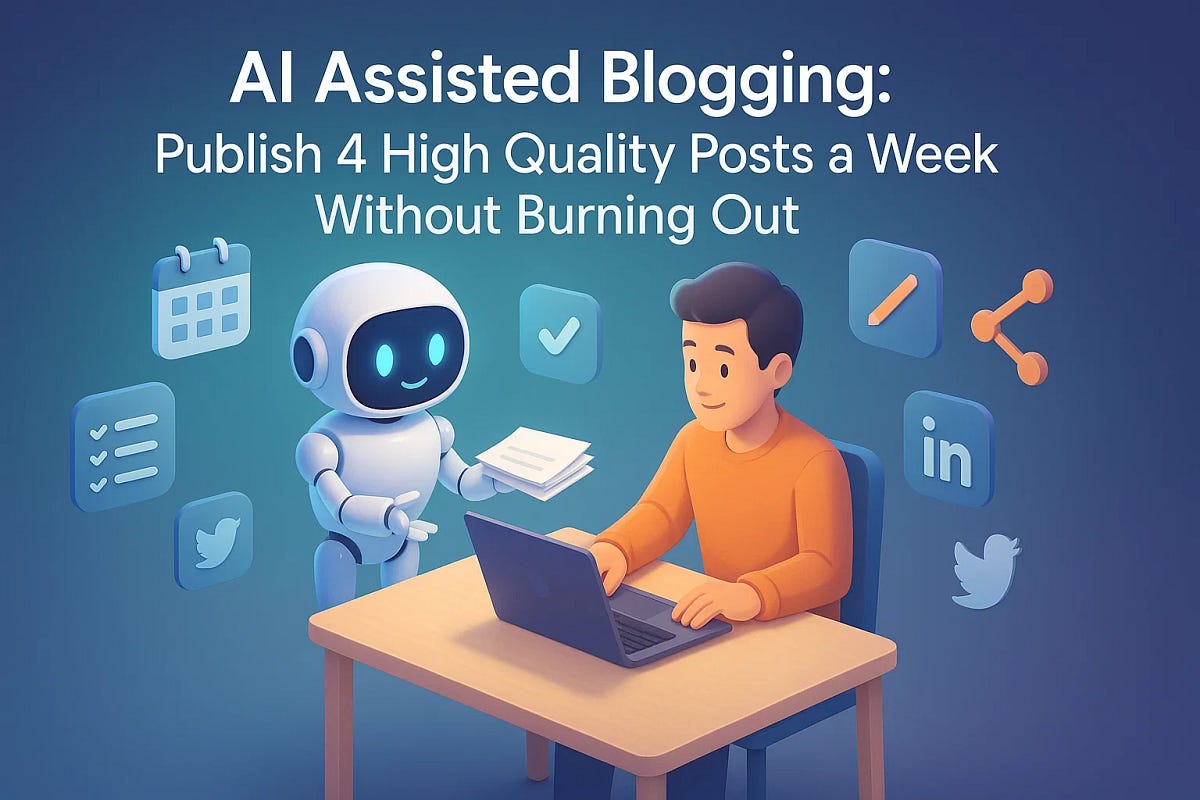 AI Assisted Blogging: Publish 4 High Quality Posts a Week Without ...