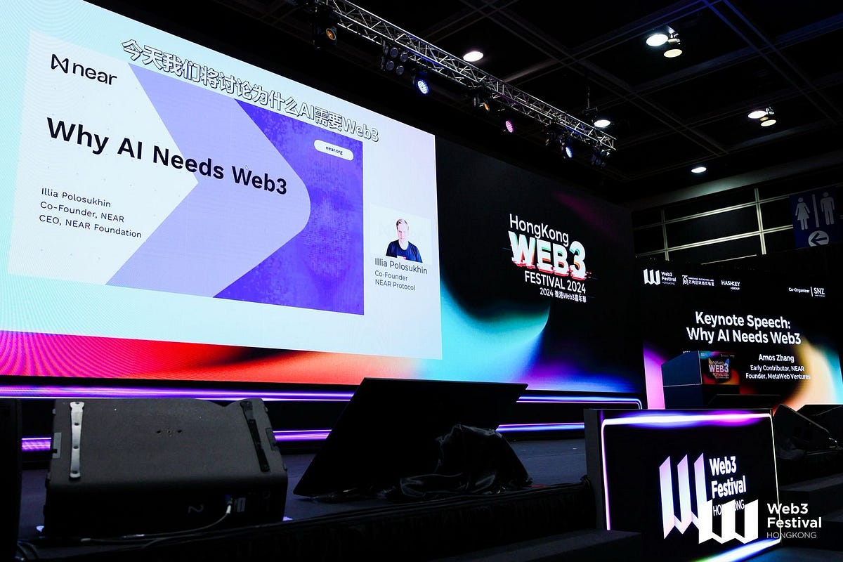 NEAR Protocol Co-Founder Illia Polosukhin Delivers Keynote at 2024 Hong Kong Web3 Festival on ...