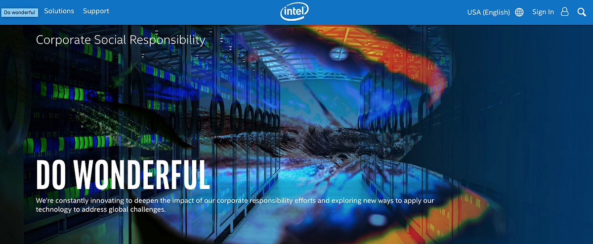 Does CSR Matter? At Intel, it does. (and has for decades.) | by Suzy ...