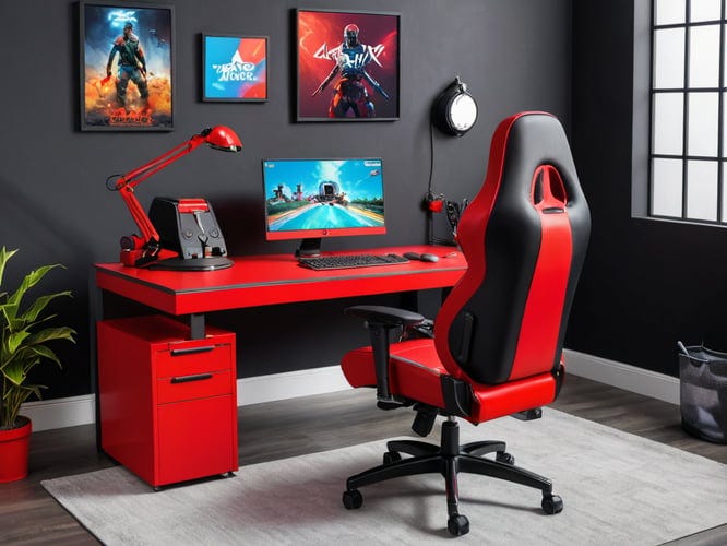 Gaming Desks Red Desks | by Sophia Jones | Apr, 2024 | Medium