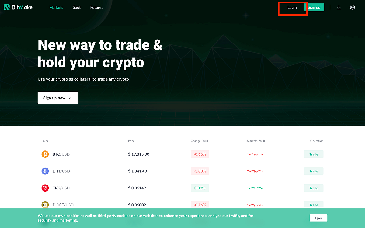 Simple process of spot trading (Web) | by BitMake Exchange | Medium