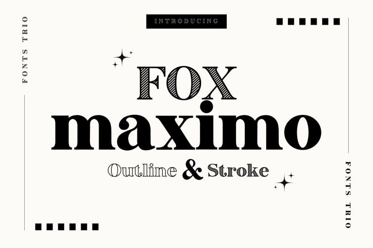 Fox Maximo Font | by ishirakawamary | Medium