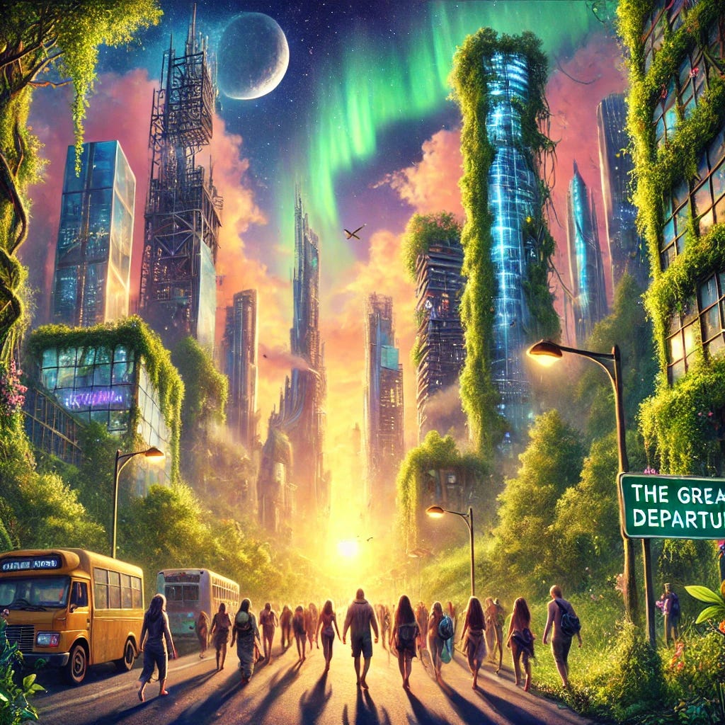 The Great Departure — The Last Human Connection Project | by Eclipsed ...