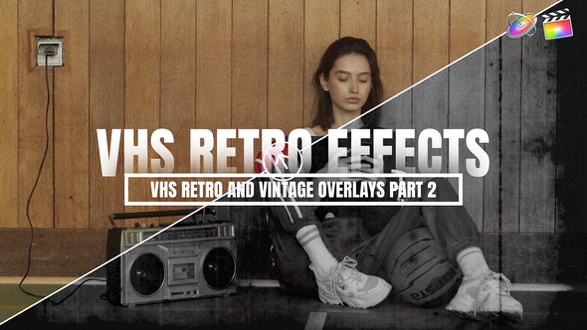 VHS Retro And Vintage Overlays Part 2 | FCPX - Cyrngx - Medium