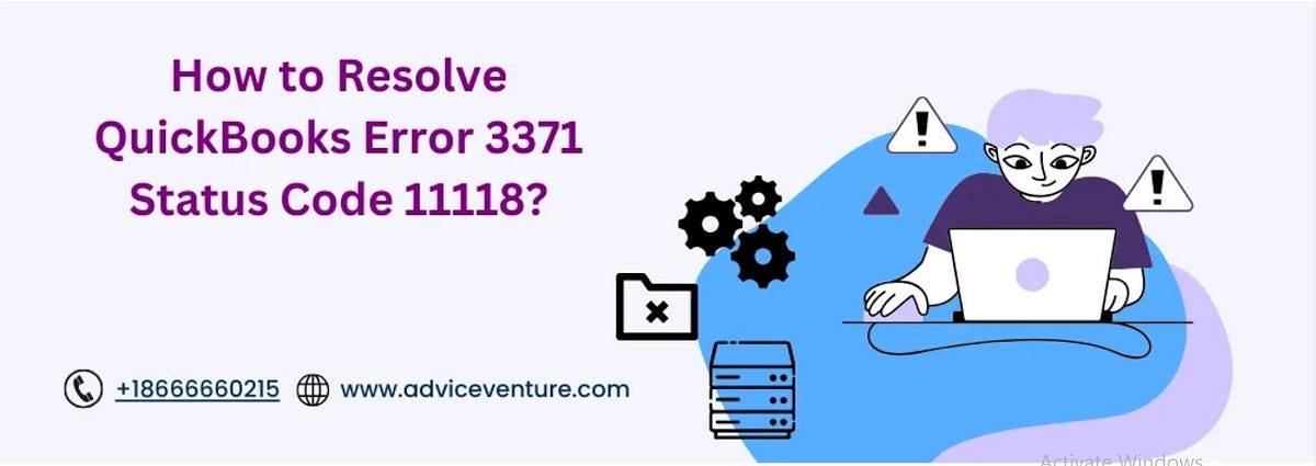 How to Resolve QuickBooks Error 3371 Status Code 11118 | by Amara Goyal ...