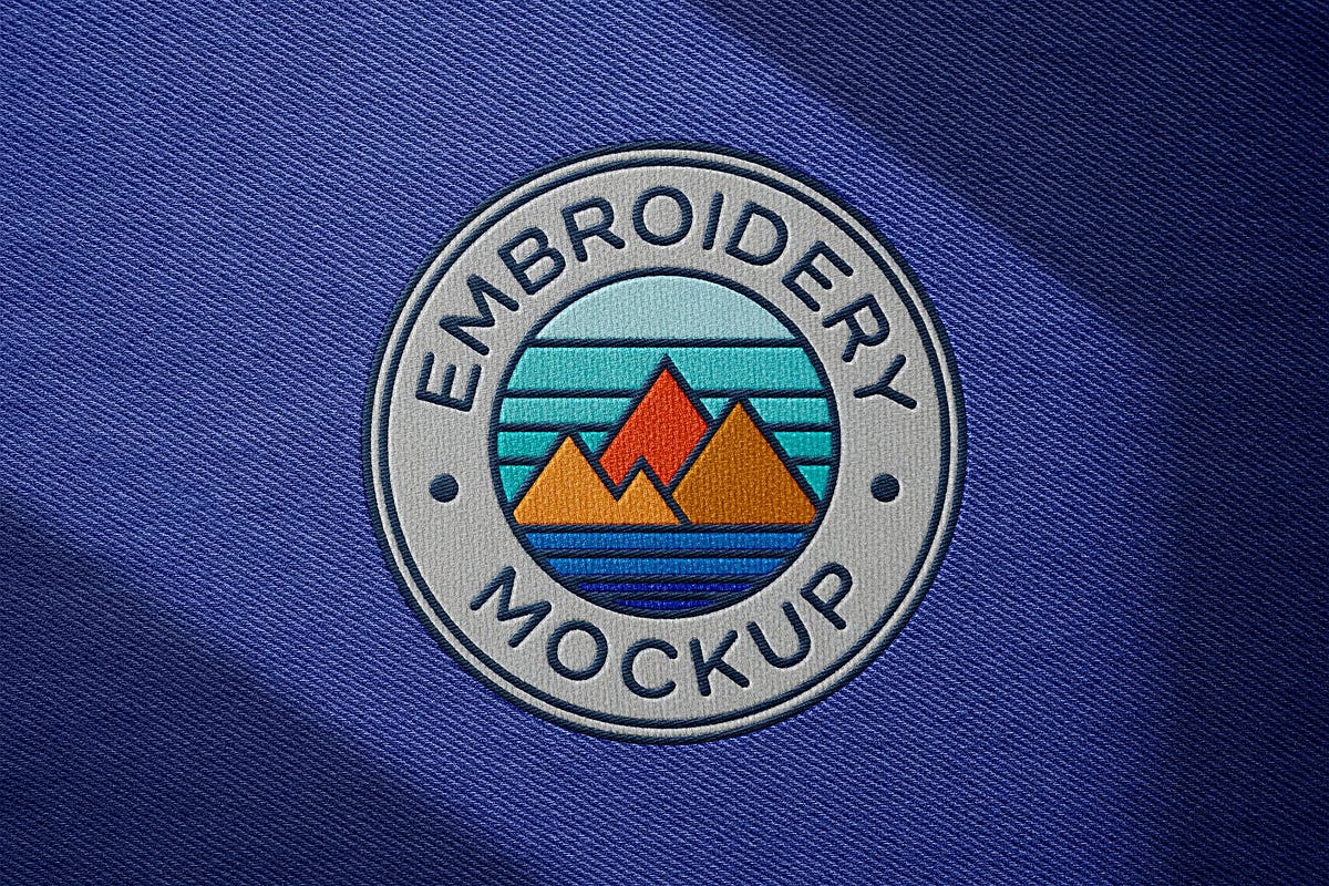 Realistic Embroidered Patch Mockup | by Mosaicmystique | Jul, 2024 | Medium
