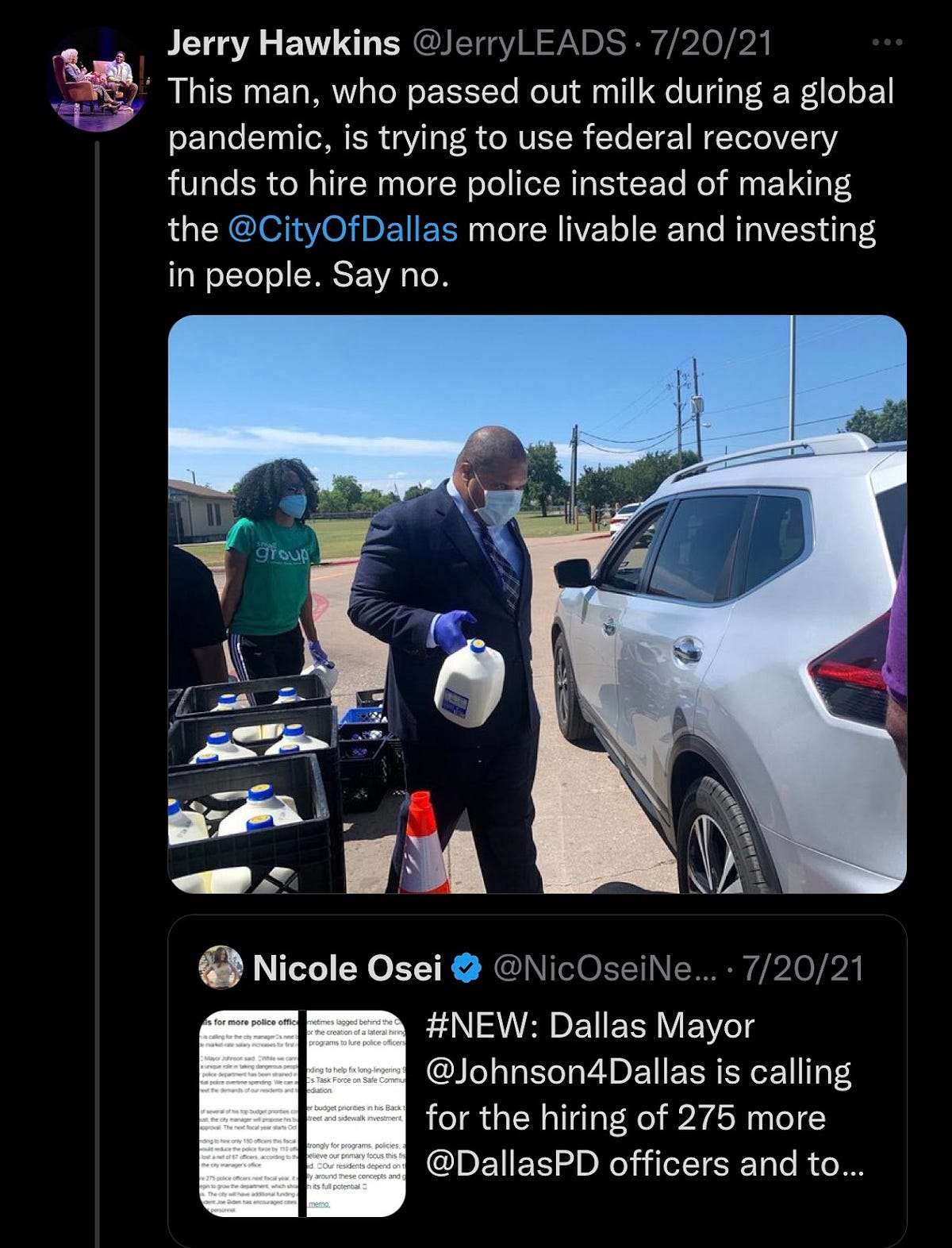 I am one of Mayor Eric Johnson’s most vocal critics. He should be proud ...