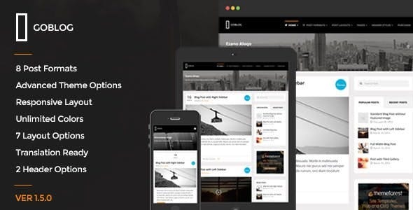 GoBlog The Ultimate WordPress Theme for Stunning and Captivating Blogs | by Bigzone | Medium